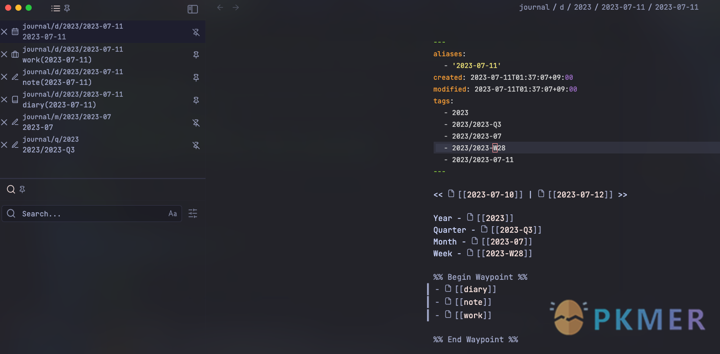 PKMer_Obsidian 插件：Vertical Tabs View 垂直选项卡视图